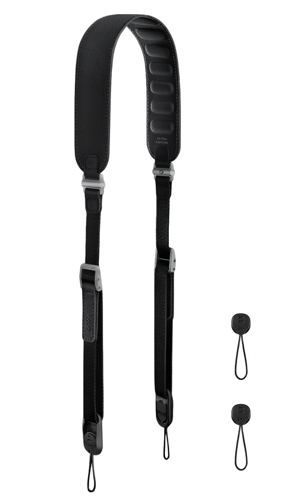 CHI LEVO Ultra ショルダーストラップ JLU03Aは、撮影時に素早くカメラを構えられるように設計されたショルダー幅45mmのショルダーストラップです。 片手でスムーズにストラップ全長を調整できるクイックアジャスターとワンタッチ...