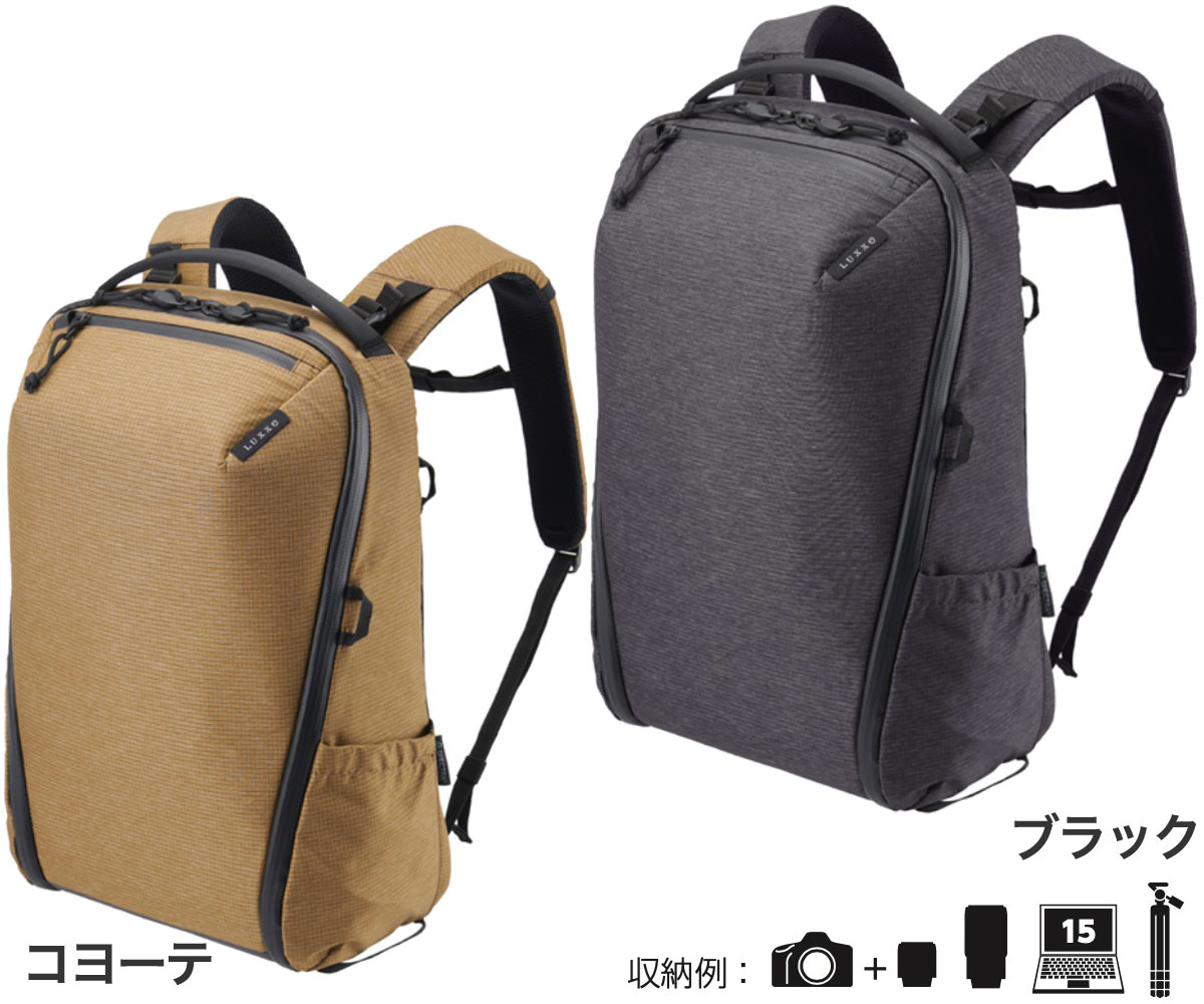 ・LUXXe（ラグゼ） グリッド ジップバックパック L カメラバッグは、[SPECTRA×CORDURA]高機能素材を採用し、インナーを好きな位置に配置できるアタッチメントシステムで自在にカスタマイズ可能な街使い派カメラバックパック。 ・...