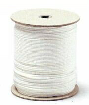 丸ひも クレモナ 金鋼打 白 安全荷重：15kg メーカー　福井金属工芸　