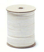 丸ひも クレモナ 16打 白 厚み　2.5mm 300m巻 安全荷重：12kg　