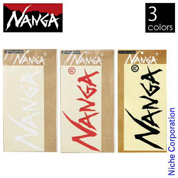 ナンガ カッティングステッカー L[N1STG2]▼耐水、耐光性のある切り抜きロゴステッカーNANGA の文字が浮かび上がる切り抜きステッカーです。耐水、耐光性があるので外で使用するギアやガラスなどに貼ることが可能です。※使用上の注意をご確...