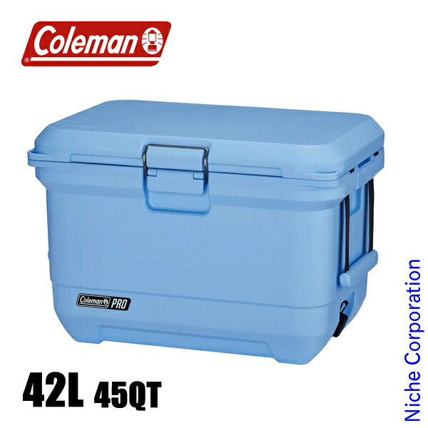 コールマン コールマンプロ45QT デイドリーム[2218855]▼過酷な環境でもタフに使える容量約42Lハードクーラー●保冷力5.5日●座れる耐久性の高い蓋●ラッチ付きでしっかりロック●350ml缶74缶まで収納可能●ハンドル付きストラッ...