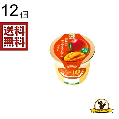 宮崎県産アップルマンゴーの濃厚な甘みとまろやかなコクを楽しめるプリン。