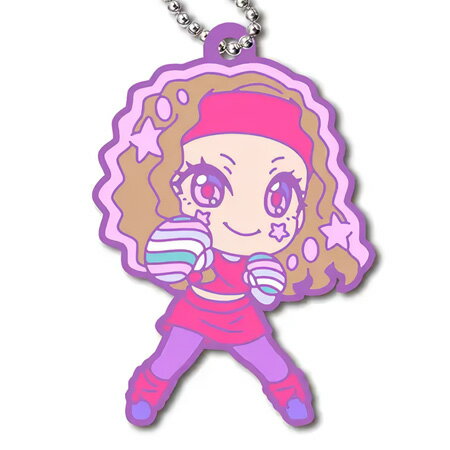 現在小・中学生に人気の原宿系インフルエンサー「しなこ」のデフォルメイラストのラバーマスコット でふぉラバ！ しなこ キーホルダー マシュマロパンチしなこ ・ マシュマロパンチしなこ 単品 サイズ：高さ約55mm 状態：国内正規品・カプセル開...