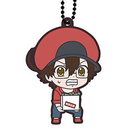 「はたらく細胞BLACK」のカプセルラバーマスコットが登場♪ブラックな身体で働く細胞たちをディフォルメしたラバーマスコットです。 はたらく細胞BLACK　はたらく…！カプセルラバーマスコット 赤血球 1 ・赤血球 1 単品 サイズ：全長約5...