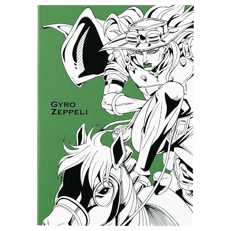 アニメ「スティール・ボール・ラン ジョジョの奇妙な冒険」をモチーフにしたノート♪ 一番くじ ジョジョの奇妙な冒険 STEEL BALL RUN I賞 ノートコレクション ・ジャイロ・ツェペリ 単品 サイズ：A7 状態：国内正規品 メーカー：...