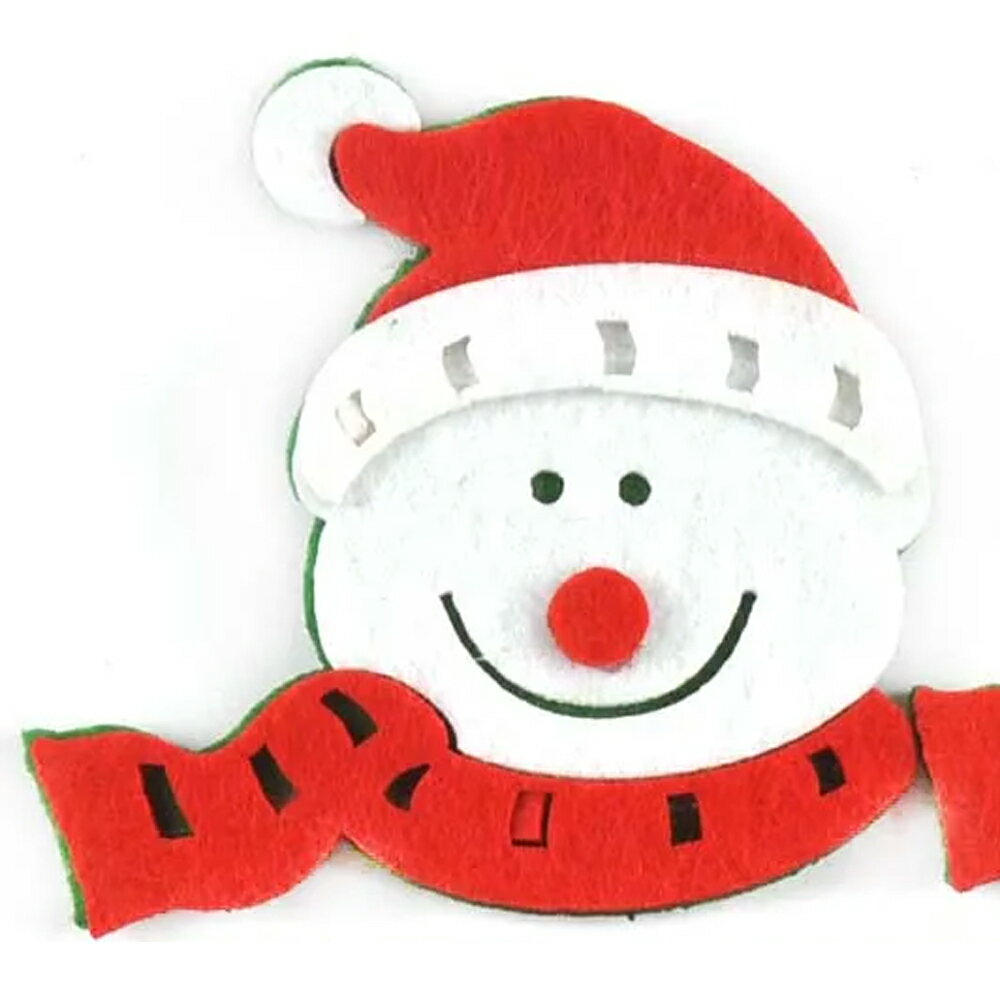 クリスマスにぴったりのマフラーを巻いた雪ダルマをフェルト生地で手作りしたDIY用パーツ。 フェルト生地でマルカンを通すのも簡単なのでピアスフックを通してピアスにしたりキーホルダーやストラップにしたりできる。フェルト生地で大きいデザインなので...