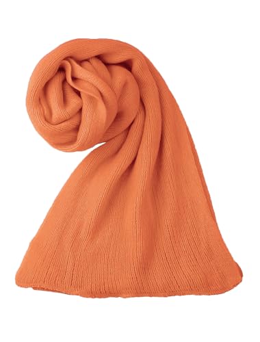 ◆商品名：[uxcell] マフラー ニット スカーフ ロング 長方形 無地 カジュアル オシャレ ストール 秋冬 暖かい レディース オレンジ 180 x 30cmサイズ:180cm x 30cm、女性用柔らかい、暖かい、長方形、ロング丈...