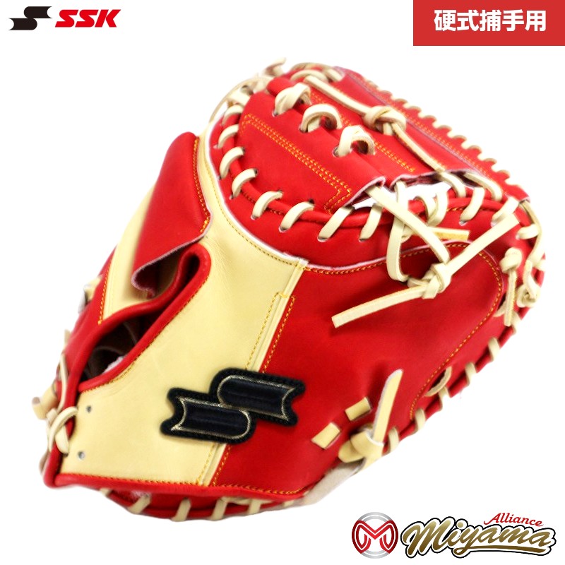状態・・・・・新品 メーカー・・・SSK ポジション・・捕手　キャッチャー 革皮・・・・・天然革皮（ステアハイド） サイズ・・・・13　インチ (グローブの人差し指先端から土手先まで約33cm) カラー・・・・写真参考 ※グラブはデジカメで...