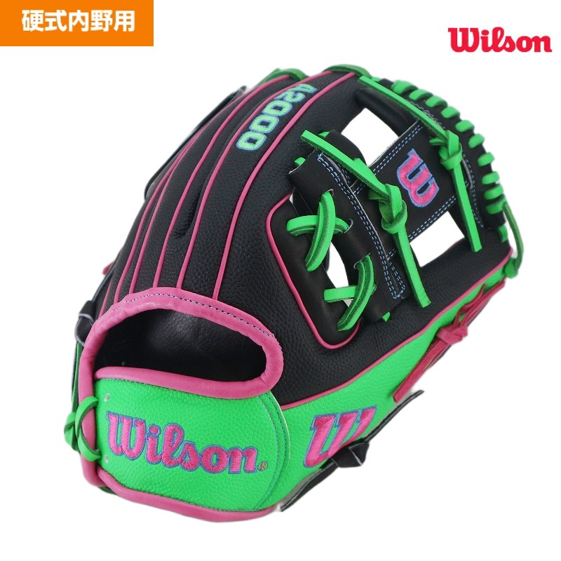 状態・・・・・新品 メーカー・・・WILSON ウィルソン ポジション・・内野用 革皮・・・・・プロストックステアレザー サイズ・・・・11.5　インチ (グローブの人差し指先端から土手先まで約29.21cm) カラー・・・・写真参考 ※グ...