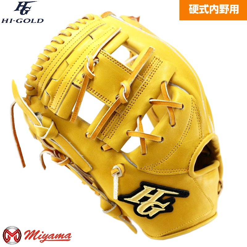 状態・・・・・新品 メーカー・・・HI-GOLD ハイゴールド ポジション・・内野用 革皮・・・・・天然革皮（ステアハイド） サイズ・・・・12　インチ (グローブの人差し指先端から土手先まで約30.5cm) カラー・・・・写真参考 ※グラ...