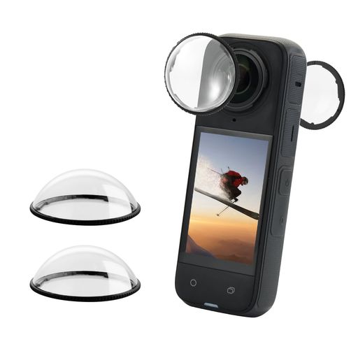 【超耐久性9H強化ガラス】9H硬度の強化ガラスを採用したInsta360 X4用レンズガードは、落下や擦り傷からカメラレンズを保護します。鍵、砂、その他のギアによるレンズの傷とはおさらば。サイクリング、スキー、旅行などに最適です。 【クリス...