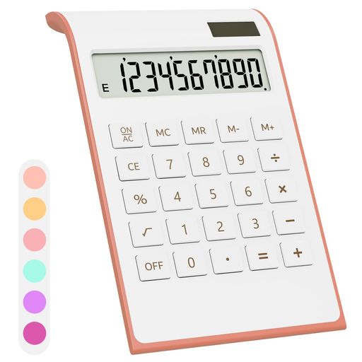 ローズゴールドのオフィス用品-このローズゴールド電卓は、ビジネス、オフィス、自宅、基本的な予算、学校など、さまざまな場面でお使いいただけます。個人的な財務を支援したり、簡単な計算セッションに使用したりできます。友人、学生などへの実用的なギフ...