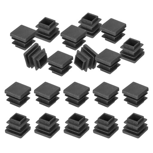カラー:黒、材質:PE、サイズ:16x16 mm(L*H)、厚さ:3 mm、内径11.5*11.5-15*15 mmのチューブに適合します。パッケージ内容:20個 x プラスチックエンドキャップ 利点:丸穴プラグは防水性、強度、耐摩耗性に優...