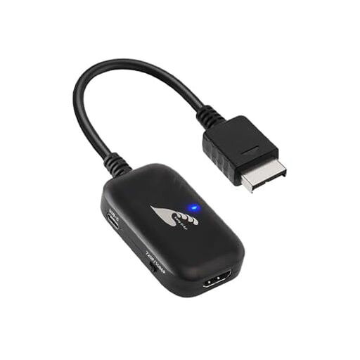 PS2からアナログ(RCA)信号をHDMI信号に変換することで、より良い画質と音質をサポートします。 対応機種:PS one/PS1/PS2 対応解像度:1920*1080/1366*768/ 720*480 付属のType-CケーブルはP...