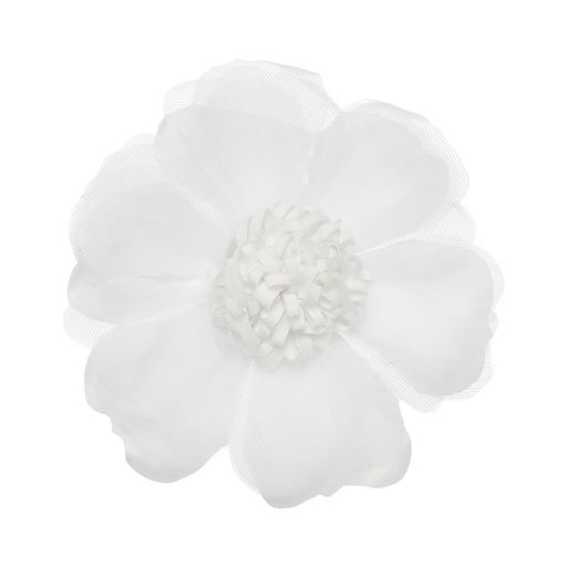 カラー:ホワイト;素材:合金ピン付き布生地;フラワーサイズ:9 cm / 3.54インチ;ピンディスクサイズ:2.5 cm / 1インチ;梱包リスト:1個 x 布製フラワーブローチ 取扱説明:衣類用:しっかりとした金属ピンクラ スプを優しく...