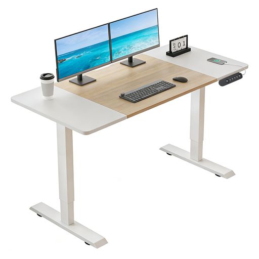 【ゆったり広々天板】天板サイズ 140cmx60cm、4 枚のパネルで構成され、モニター 2 台やキーボード、文房具などをゆったり配置可能。本体重量約 22kg で安定性にも優れ、長時間の作業も安心です。 【電動でスムーズ昇降】高さ調整範囲...