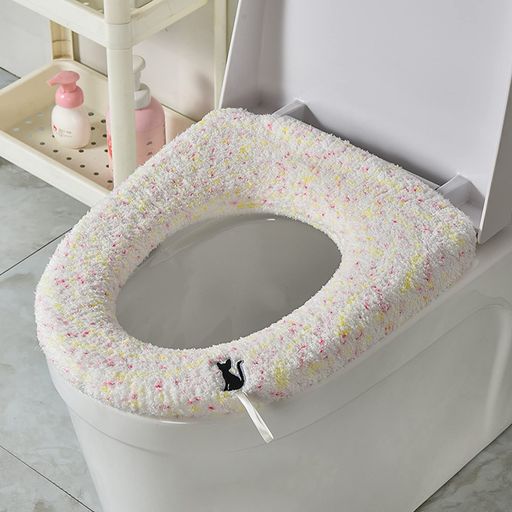 【便器カバーマット】私たちの暖かくて柔らかい便器カバーマットは良質なニット綿糸材料で作られ、弾力性が高く、柔らかく、保温通気性があり、夏でも蒸し暑くなく、四季折々に通用し、あなたに快適な体験をもたらし、寒い冬に寒い便器座に別れを告げることが...