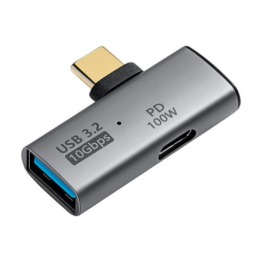 【USB3.2 10Gbpsデータ転送】 この2-in-1 USB CアダプターはUSB 3.2に準拠し、最大10Gbpsのデータ転送が可能です。数秒でファイル、ハイビジョンムービー、曲をUSBデバイスに転送でき、USB 2.0の標準デバイ...