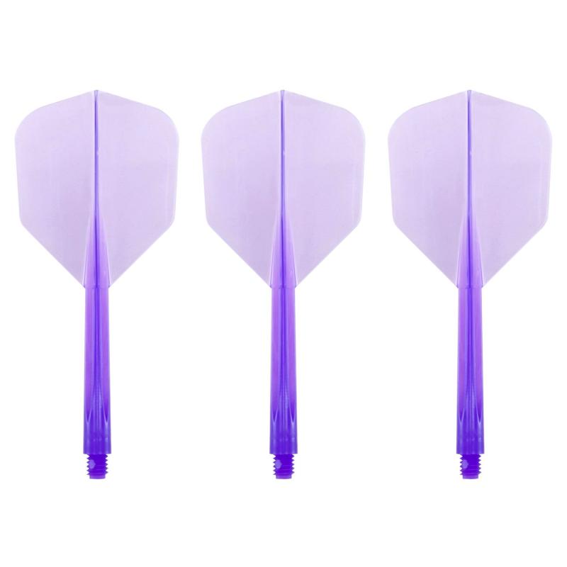 CONDOR フライト クリアパープル スモール Lシャフト一体型ダーツフライト
