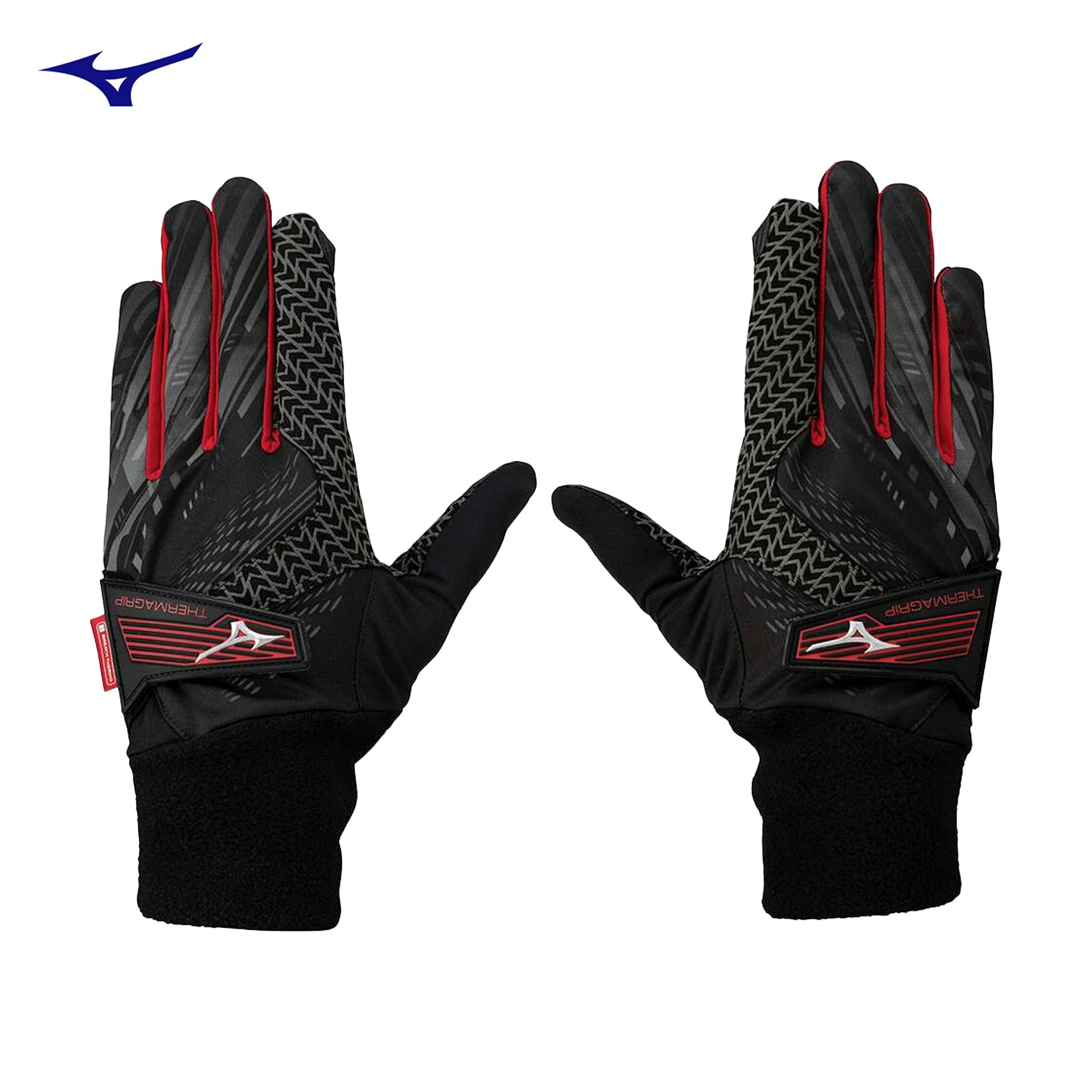 発熱するから温かい！！温かさとグリップ力を併せ持つブレスサーモ手袋です。 【メーカー】ミズノ　ブレスサーモ 【商品名】サーマグリップ ブレスサーモ手袋／両手(ゴルフ) 【品番】5MJMB452 【カラー】ブラック(09) 【素材】平側素材：...