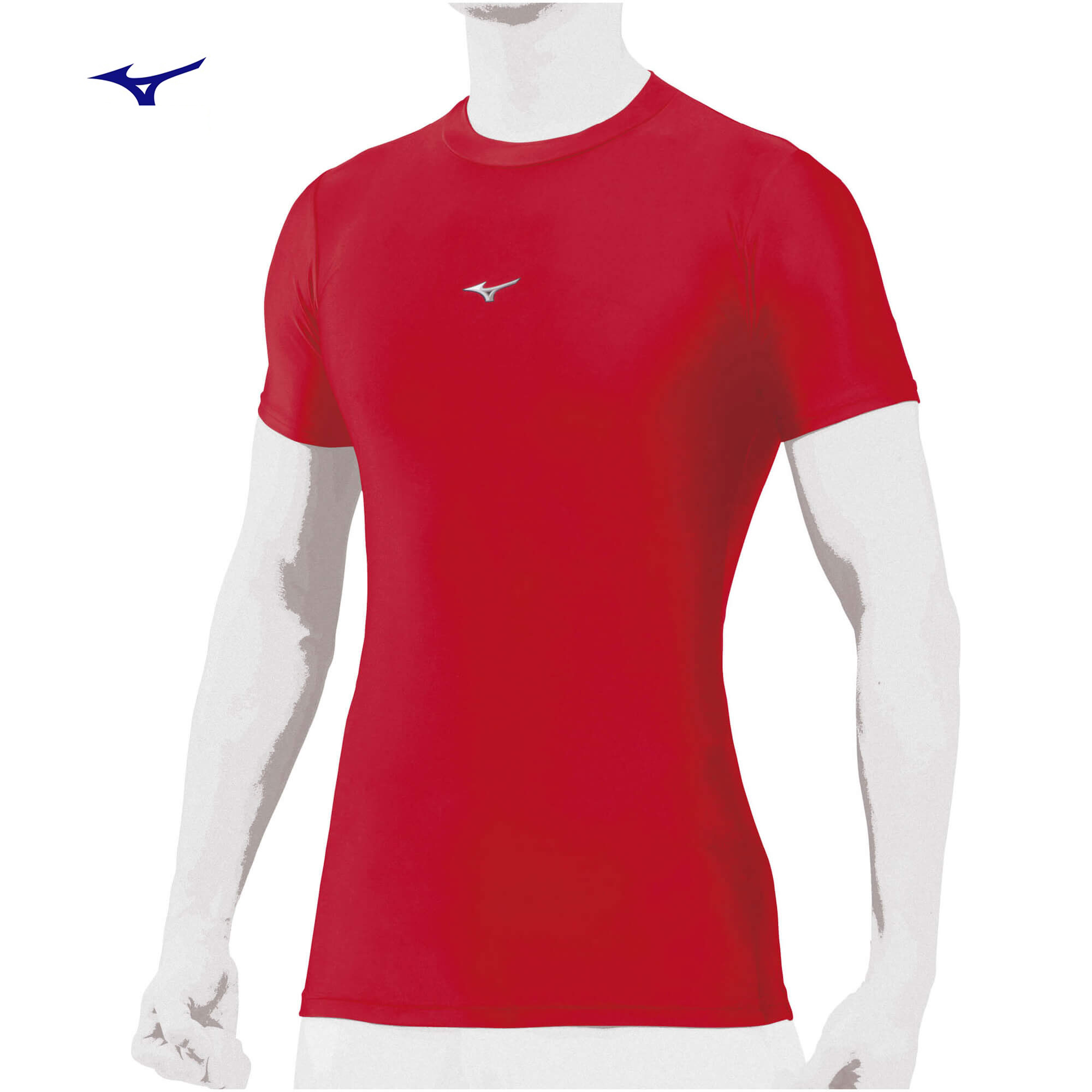 柔らかな生地の風合いと、高級感のある胸の転写マークが装い新たに。 【メーカー】ミズノ 【商品名】バイオギアアンダーシャツ(丸首半袖) 【品番】12JA1C3163 【カラー】レッド 【素材】ポリエステル86％　ポリウレタン14％ ■2WAY...