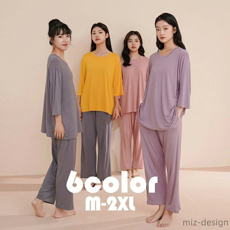 【商品コード】：y493638 【素材】：モダール 【カラー】：6色 【サイズ】：（約） *着丈：60cm(M) 62cm(L) 64cm(XL) 66cm(2XL) *バスト：102cm(M) 106cm(L) 110cm(XL) 114...