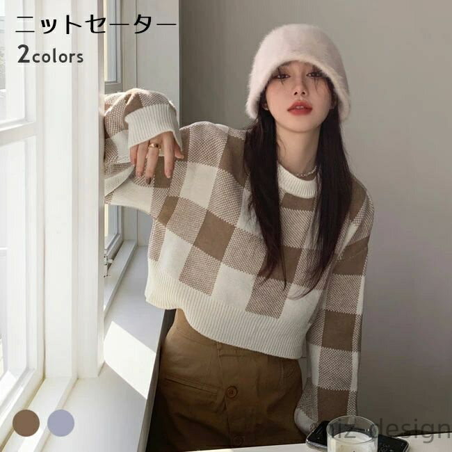 メーカー希望小売価格はメーカーカタログに基づいて掲載しています商品詳細秋冬ファッションに欠かせない定番トップスショート丈デザイン、レディース厚手ニットセーターオーバーサイズにドロップショルダーの設計で上品な抜け感&ラフな印象ベーシックなクル...