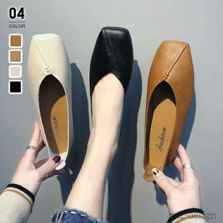 ■商品名 パンプス レディース シューズ フラットパンプス 走れる ぺたんこ ローヒール スクエアトゥ 歩きやすい 痛くない おしゃれ 楽ちん 疲れにくい 当店は他の店舗と在庫を共有し、商品の販売をおこなうとおりますため、ご注文をいただいた...