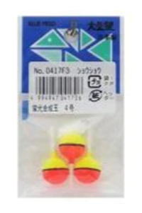 ・サイズ：4号 ・入り数：3個 ・オモリ負荷：小-小
