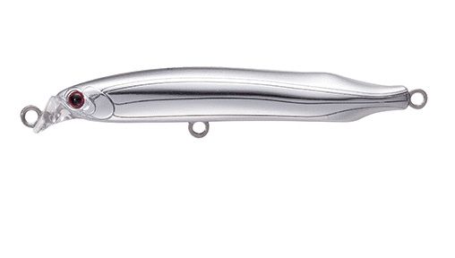 高精度ジグミノー 主なターゲットは、メジ、カツオ。オフショアのナブラ撃ちに欠かせないジグミノーです。着水後は前傾姿勢で小刻みに震えながらフォーリング。基本のハイスピードリトリーブはもちろん、いざという時にはトゥイッチでスライドもこなします。...