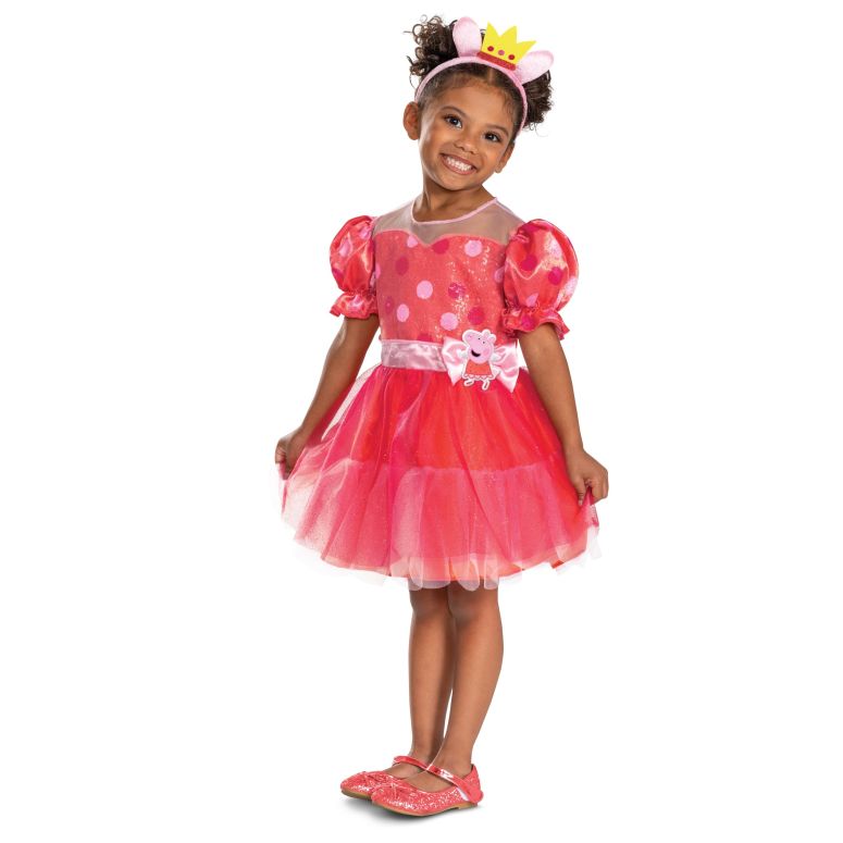 女の子用の公式ペッパピッグコスチューム - きっと大喜びすること間違いなしのこの公式ライセンス幼児用コスチュームでペッパピッグの20周年を祝いましょう。 ※重さ:　約229g ※パッケージサイズ:　約36 x 5 x 28 cm ※輸入品で...