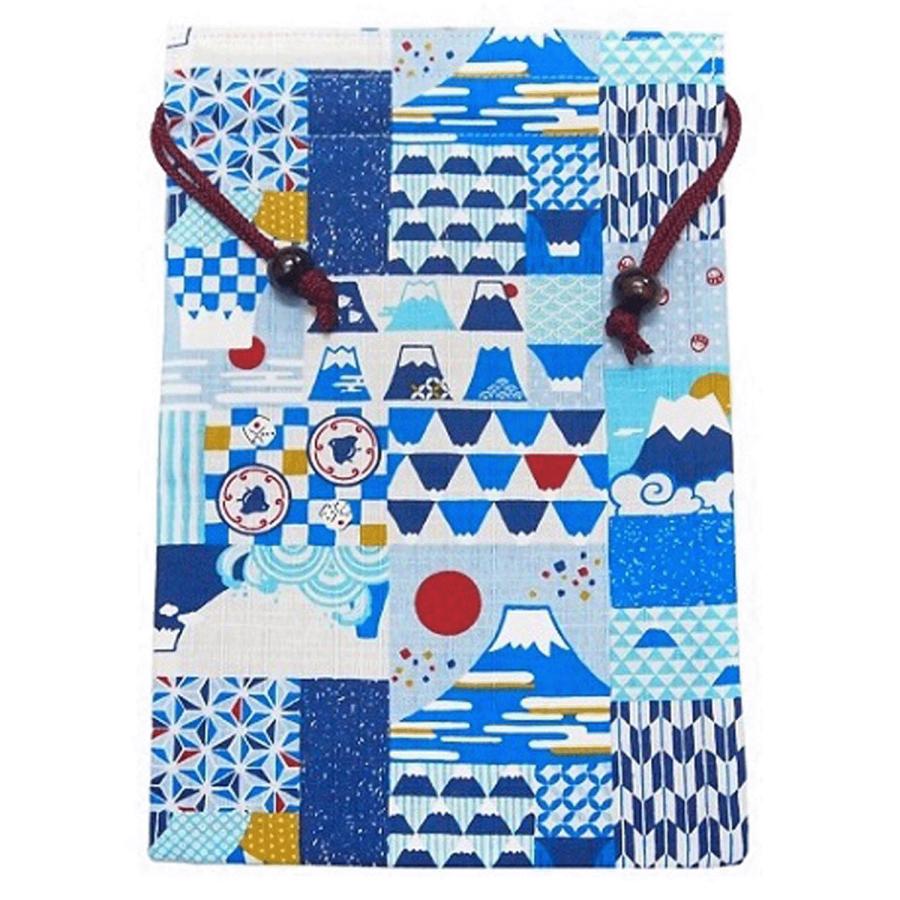 京佑 縁起屋 富士山 御朱印帳入れ ご朱印帳ケース 巾着 26.5×18cm 綿100% 開運を象徴する富士山柄が魅力。御朱印帳をきれいに保ちながら、参拝のお供として品よく持ち歩ける御朱印帳入れ。 人気のモチーフ富士山の柄の御朱印帳入れです...