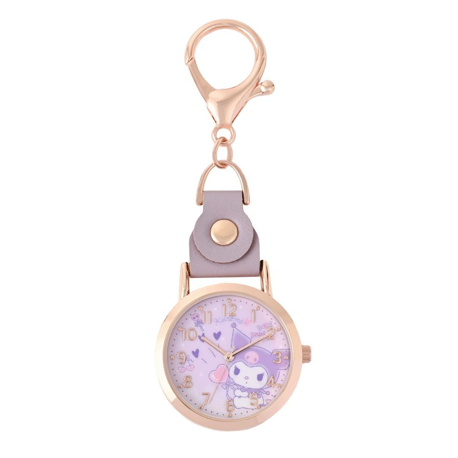 サンリオ クロミ おすましキーチェーンウォッチ 時計 懐中時計 パープル Sanrio フィールドワーク 大人かわいいクロミのキーチェーンウォッチ。バッグに付けてサッと時間確認できる便利さと、パープルの上品デザインが魅力。 サンリオの人気キ...
