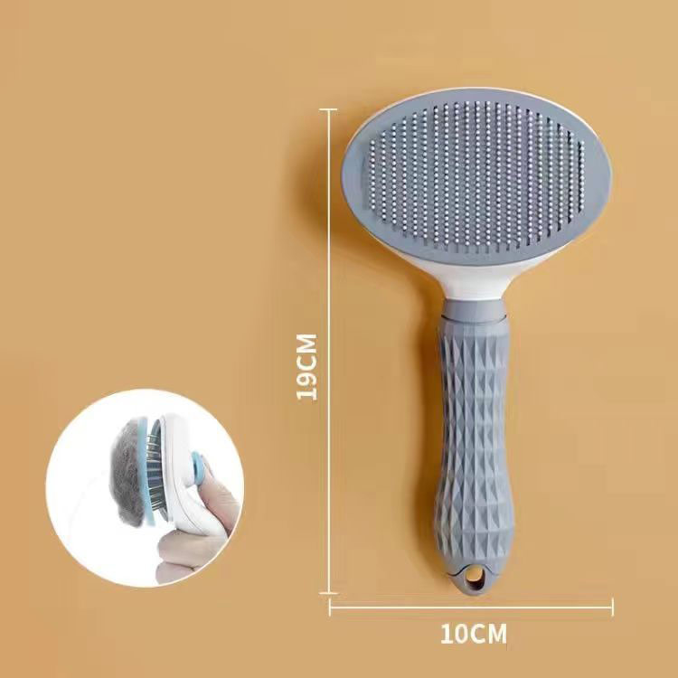 サイズ ペットブラシ サイズについての説明 10*19cm　※サイズ表の実寸法は商品によって1-3cm程度の誤差がある場合がございます。 素材 PP 色 ピンク ブルー グレー 備考 ●サイズ詳細等の測り方はスタッフ間で統一、徹底はしており...