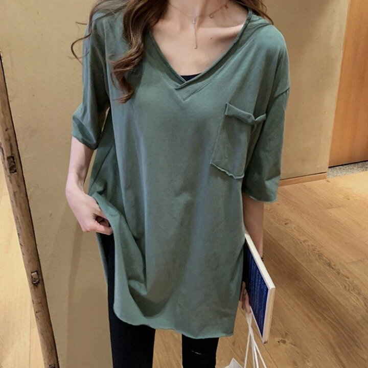 サイズM L XL 2XL 3XLサイズについての説明【カラー】：ホワイト/グレー/ダークグリーン/ブラウン サイズ詳細： 【M】着丈/69-76 バスト/96 袖丈/21(cm) 【L】着丈/70-77 バスト/100 袖丈/22(cm)...