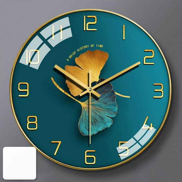 サイズA B C D E F G H I J K Nサイズについての説明掛け時計 北欧 おしゃれ 音がしない 静音 引越し祝い 結婚祝い プレゼント ギフト 丸型 リーフ イチョウ ナチュラル グリーン イエロー ホワイトハイセンス ラグジ...