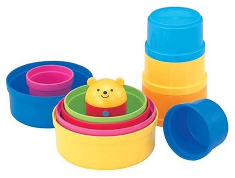 コンビ コップがさね コップ遊び 知育玩具 赤ちゃん おもちゃ ベビートイ親子でかさねて、くずして、たのしめる