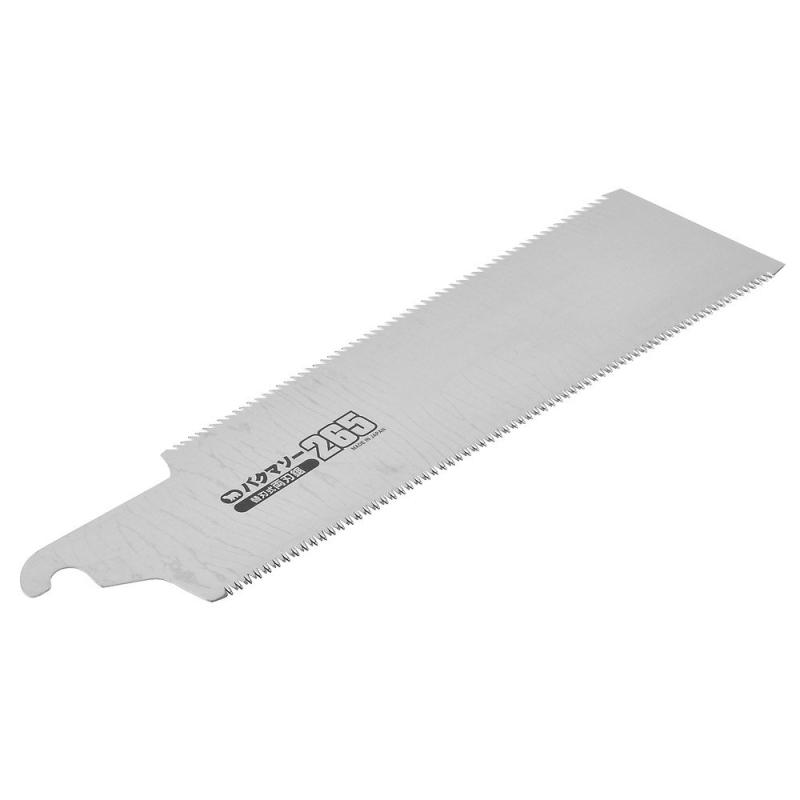 バクマ 替刃式鋸 バクマソー両刃鋸 265 替刃 1枚入刃渡り:265mm刃数 ヨコ刃142 タテ刃60製品サイズ（約mm）:300×80×0.8材質:SK‐5原産国:日本