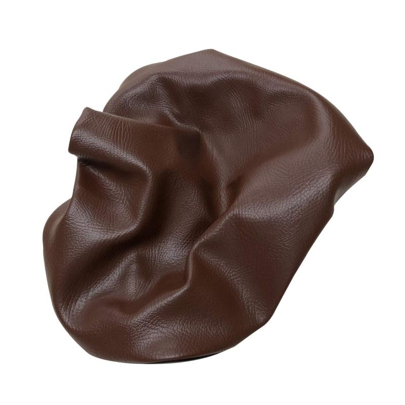 ホンダ スーパーカブ/プレスカブ(C50)専用設計 シートカバー 被せる 強力ゴムタイプ 日本製(厚手生地)【生地色：茶/パイピング黒】被せるタイプ CHRIS-HCR1001-C30