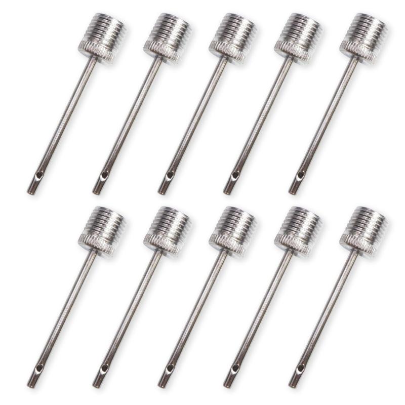 空気入れ針 針 空気入れの針【10本入り】ボール サッカー バスケ ボール用 自転車 ポンプ 部活 スポーツ きらきらぷんぷん丸 KUKI-001【サイズ】全長 約3.85cm 　ネジ穴部分の外径7.5mm　【個数】10個【重さ】1個当たり...