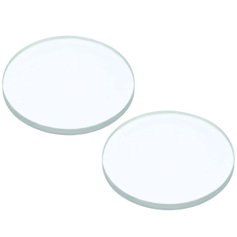PATIKIL 1300 mm焦点距離 両凹レンズ 2個 直径75 mm 高さ6 mm ガラス光学研磨 ラウンドエッジレンズ 物理実験用 クリアカラー: 透明、材質: ガラス、焦点距離：300 mm、全体のサイズ:75 x 6 mm(外径*...