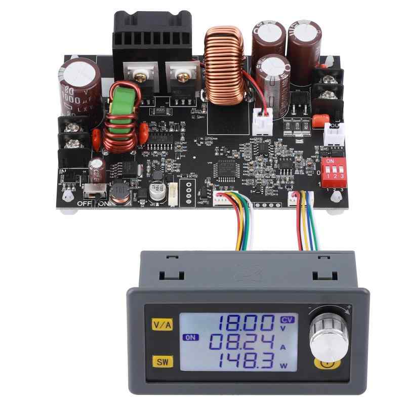 DROK 降圧コンバーター DC-DC 6-70Vから0-60V 10A 600W 20A 1200W 電圧レギュレータ デジタル電圧計電流計付き レギュレータ 調整可能 降圧電源ボード 電源モジュール 定電圧/電流