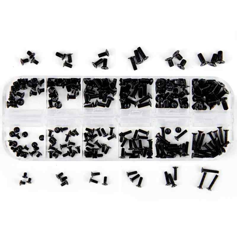 ノートPC用ネジ 240本入り M2 M2.5 M3ラップトップ スクリューセット 収納ケース付き 交換用ノートパソコンねじ 12サイズこの項目は、一連の様々なネジをノート パソコンの修理ができます。着用するのは耐久性、高品質の鋼。人気のサ...