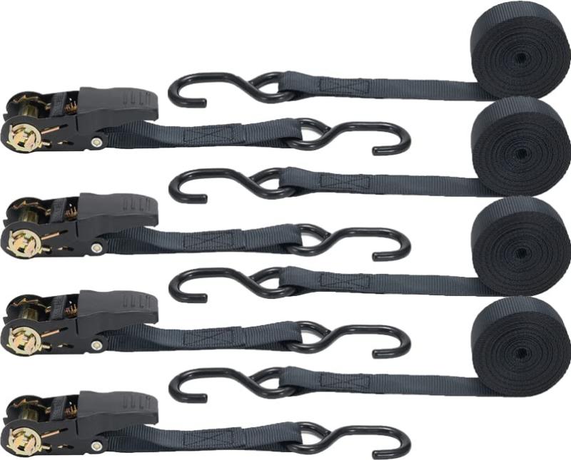 FFOGG ラチェットベルト タイダウンベルト 荷締めベルト ラッシンググベルト タイダウン 引越し