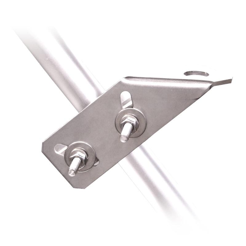 NATEC(ナテック) 3mm厚オールステンレス製傾斜パイプ用アンテナ取付金具