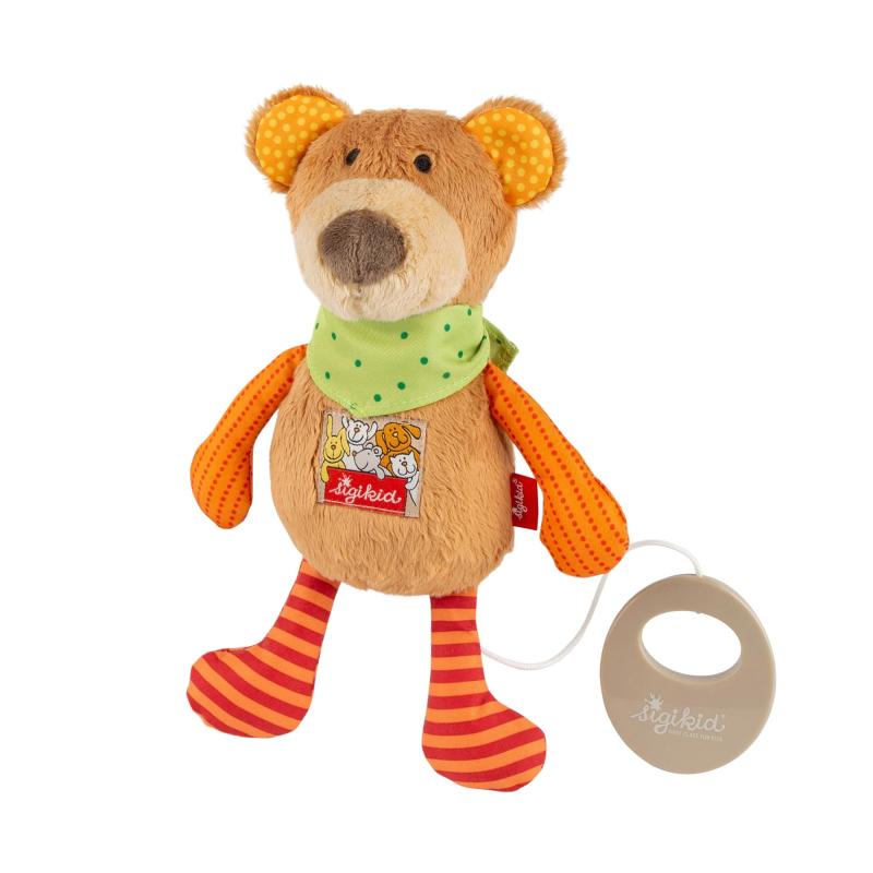 ボーネルンド シギキッド (Sigikid) ベビーオルゴール くま 0ヶ月頃 SG40357やさしい音色と肌触りのベビーオルゴール対象年齢：0ヶ月　対象性別：男女両用製造国：中国サイズ：21cm曲目はアソートとなりますがお選びいただくこと...