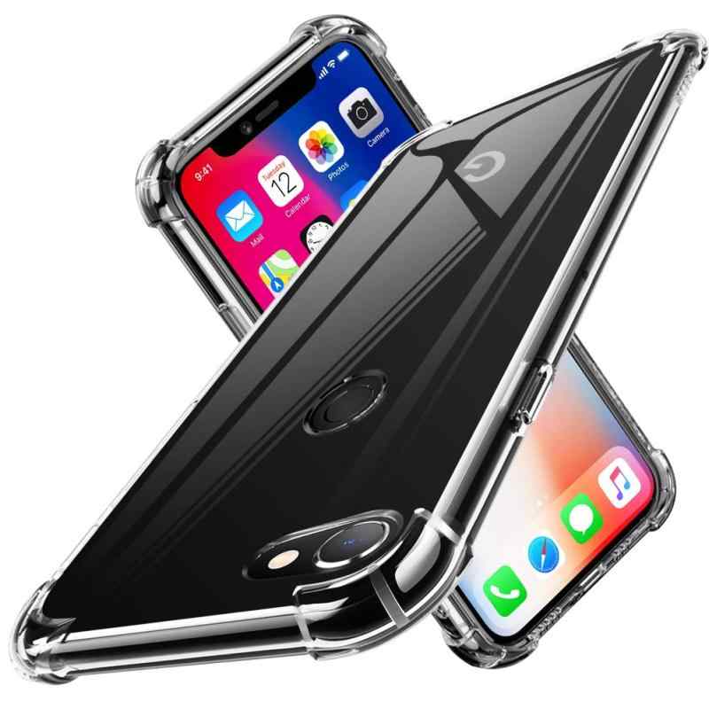 TLOMPLO 対応 Google Pixel 3 用の ケース クリアTPU 薄型 透明 耐衝撃 米軍MIL規格 シリコン 滑り止め 指紋防止 カメラ保護 Qi充電対応 黄変防止 衝撃吸収 薄型 軽量 滑り止め防塵 耐久 カバー おしゃ【...