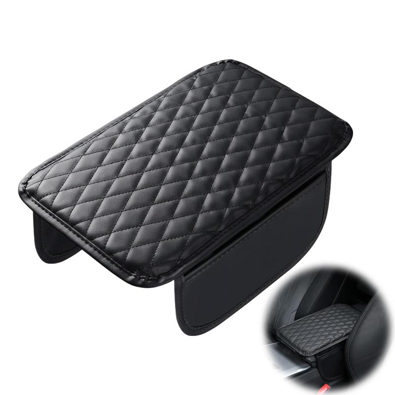 PAVIKE アームレストカバー 車用 取り付け簡単 アームレスト クッション 車肘置き 車用アクセサリー 小物収納 前席 コンソールボックスカバー 肘掛け 傷防止 保護カバー 内装パーツ 汚れ防止【商品仕様】アームレストのサイズ：長さ約3...