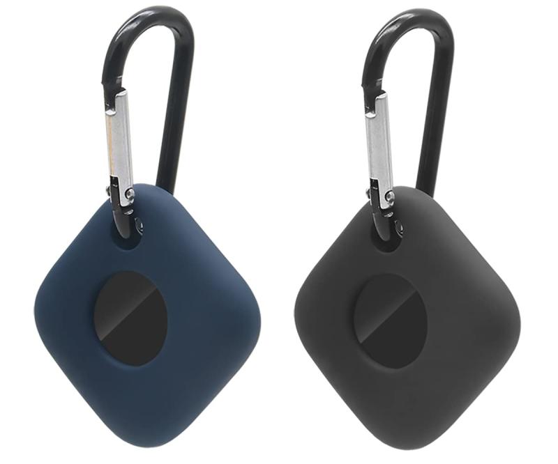 (2パック)Tile Mate 2022 シリコンケース、Doweiss プレミアムソフトスキンラバー保護ケースカバー 傷防止 軽量 クリップキーチェーン付き互換性:このシリコンケースはTile Mate 2022 (Tile Mateの最...